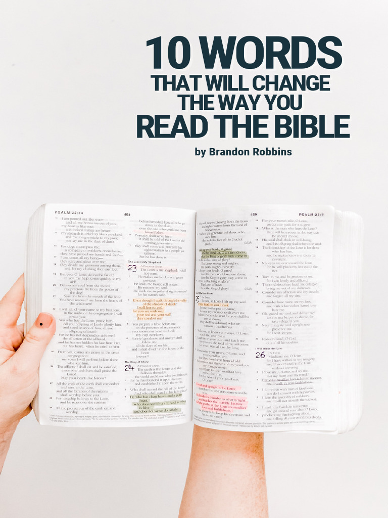 10 Words That Will Change The Way You Read The Bible-2 | PDF | Foreign ...