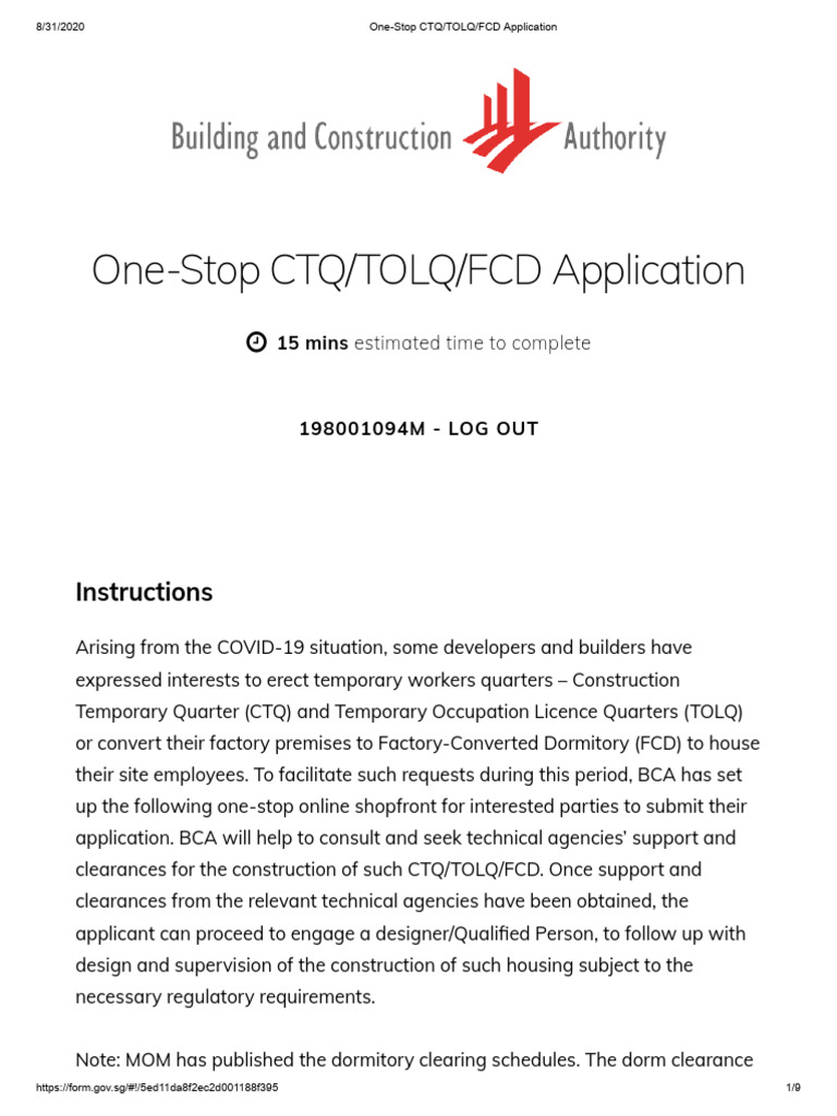 One-Stop CTQ - TOLQ - FCD Application | PDF