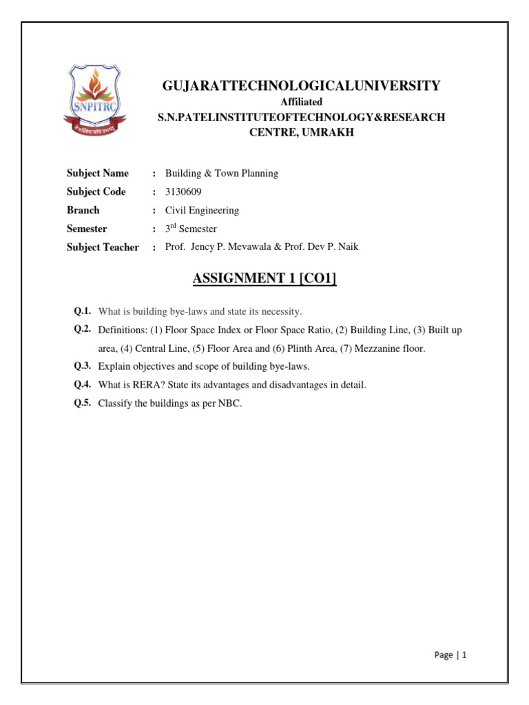 BTP Assignment | PDF