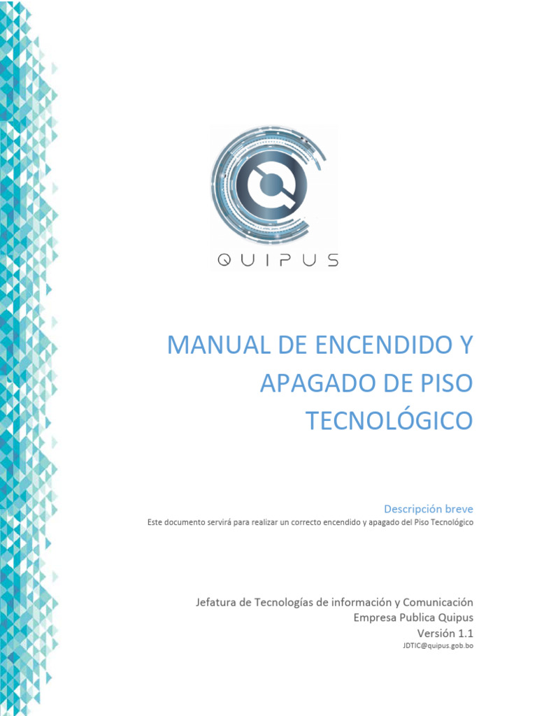 1.2.7 Manual Encendido y Apagado | PDF | Hardware de la computadora | Software
