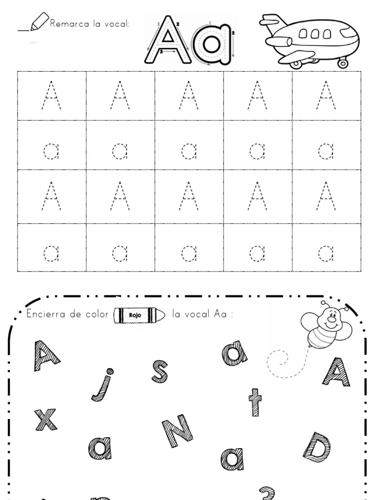 Cuadernillo Vocales | PDF | Artes del Lenguaje y Comunicación