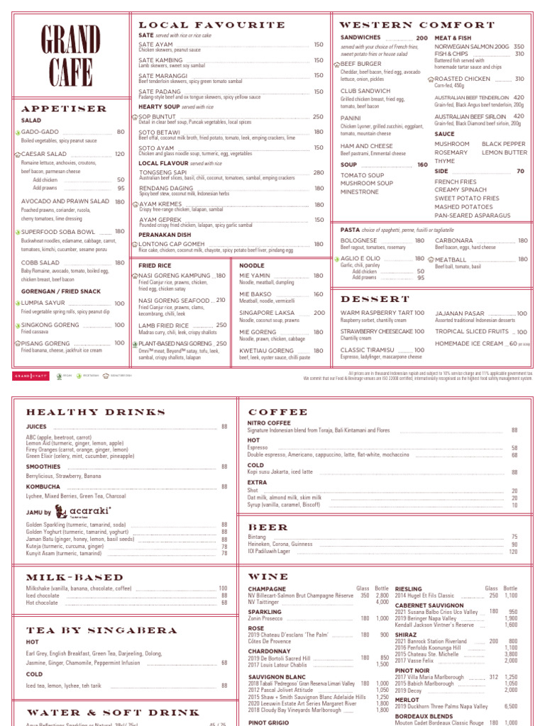 Grand Cafe | PDF