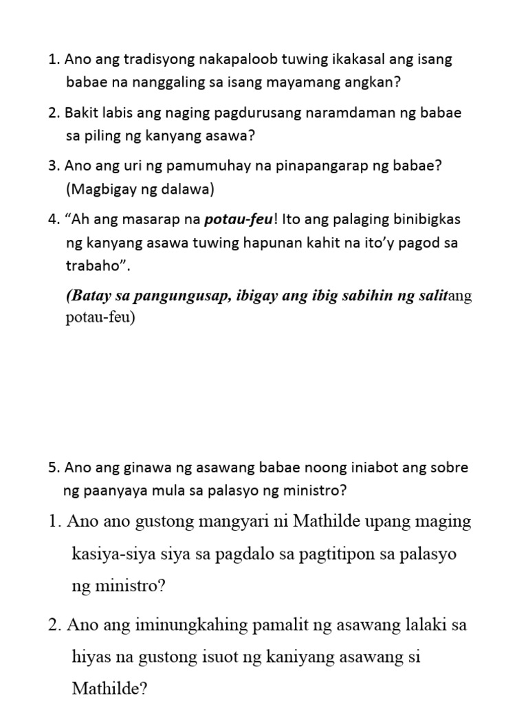 Ang Kuwintas | PDF
