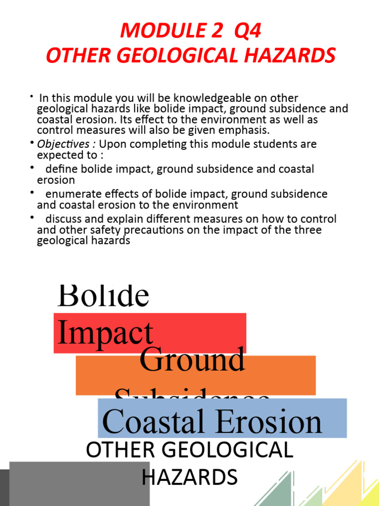 Other Geological Hazards | PDF