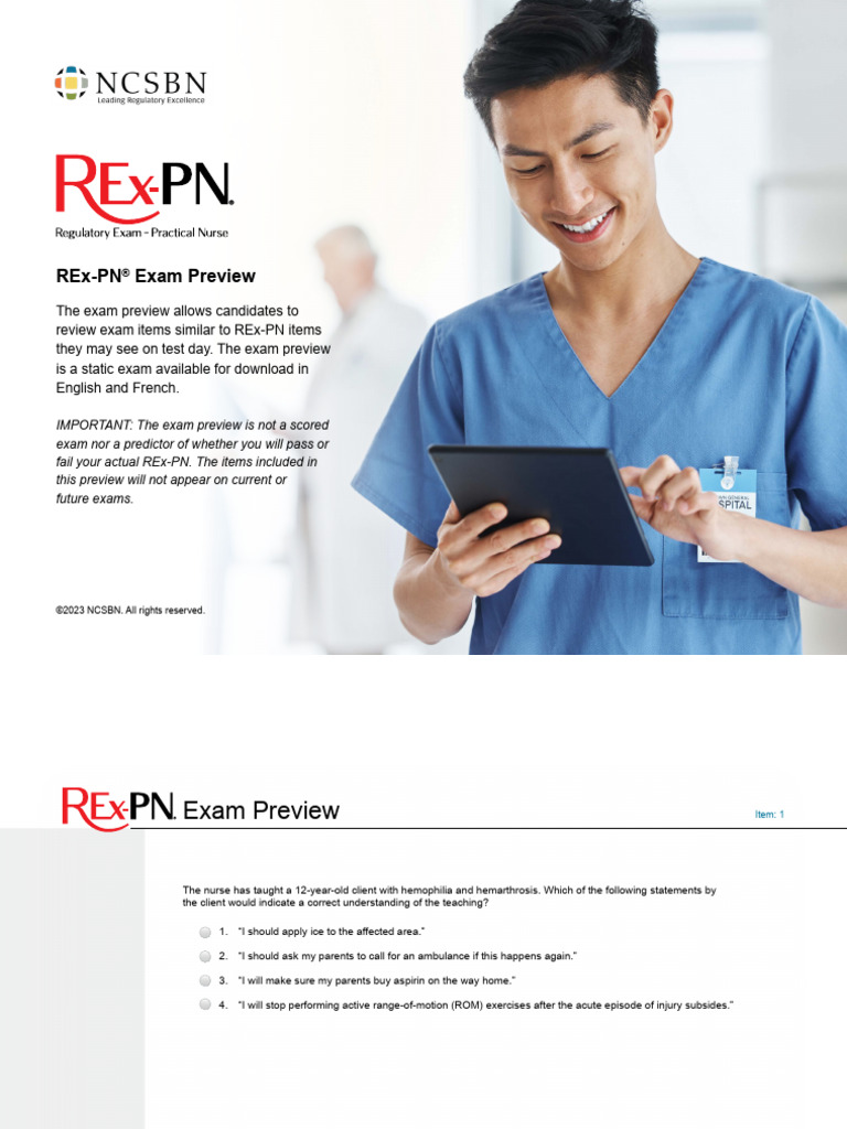REx PN ExamPreview 021723 | PDF