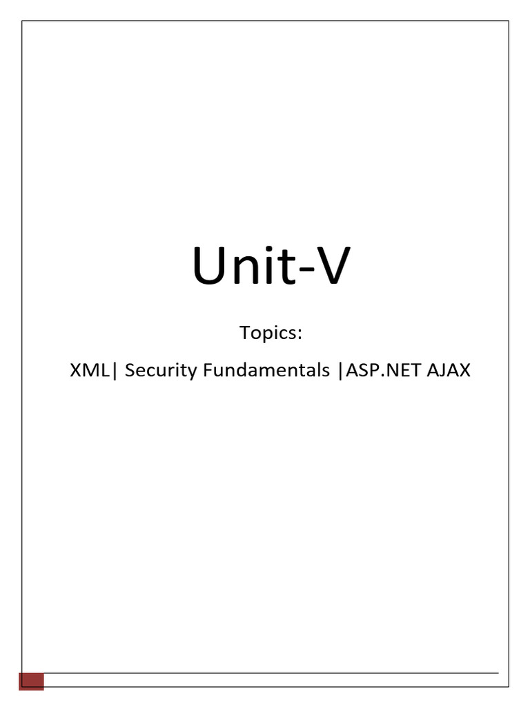 AWP Unit 5 | PDF