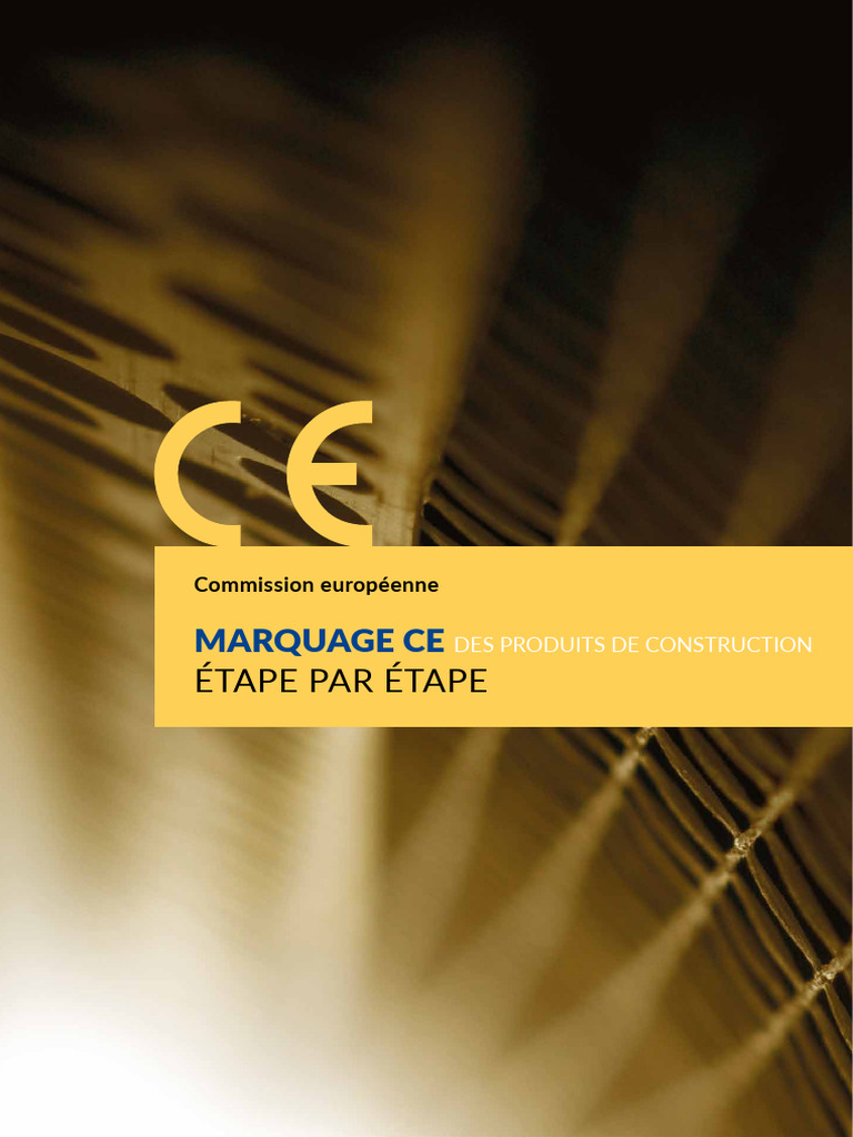 Marquage CE des Produits de Construction | PDF