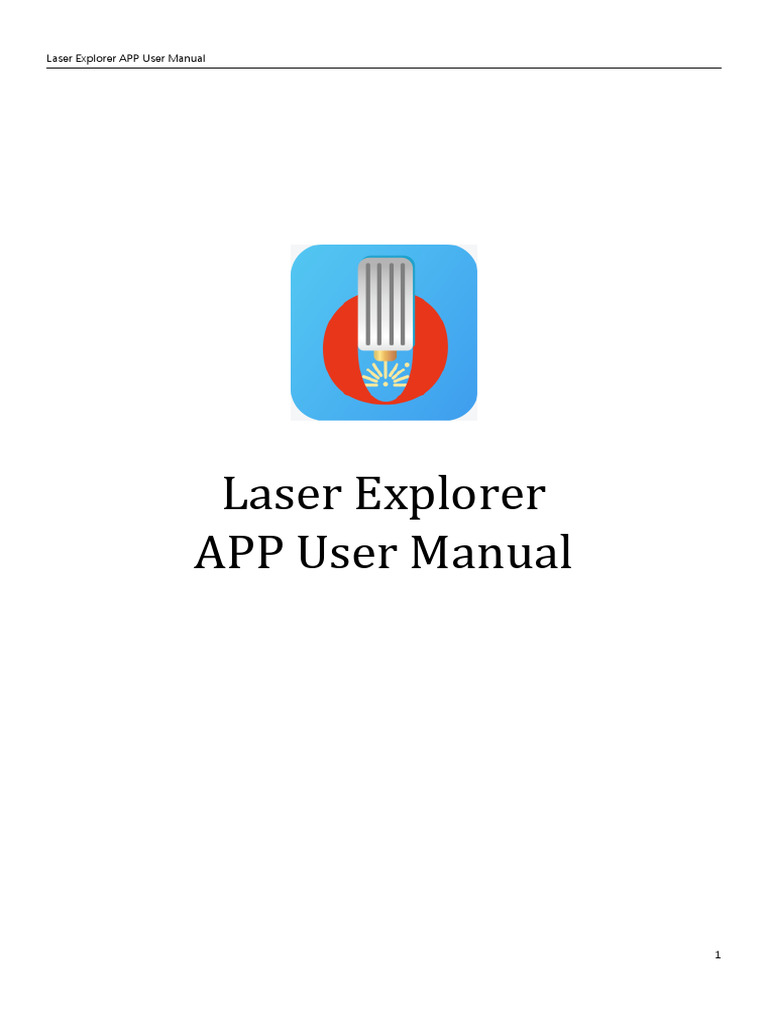 2-Laser Explorer APP User Manual-V1.0.1 | PDF | Ios | Wi Fi