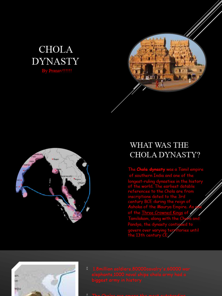 Chola Dynasty | PDF