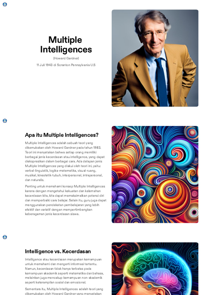 Kecerdasan Majemuk - Howard Gardner | PDF
