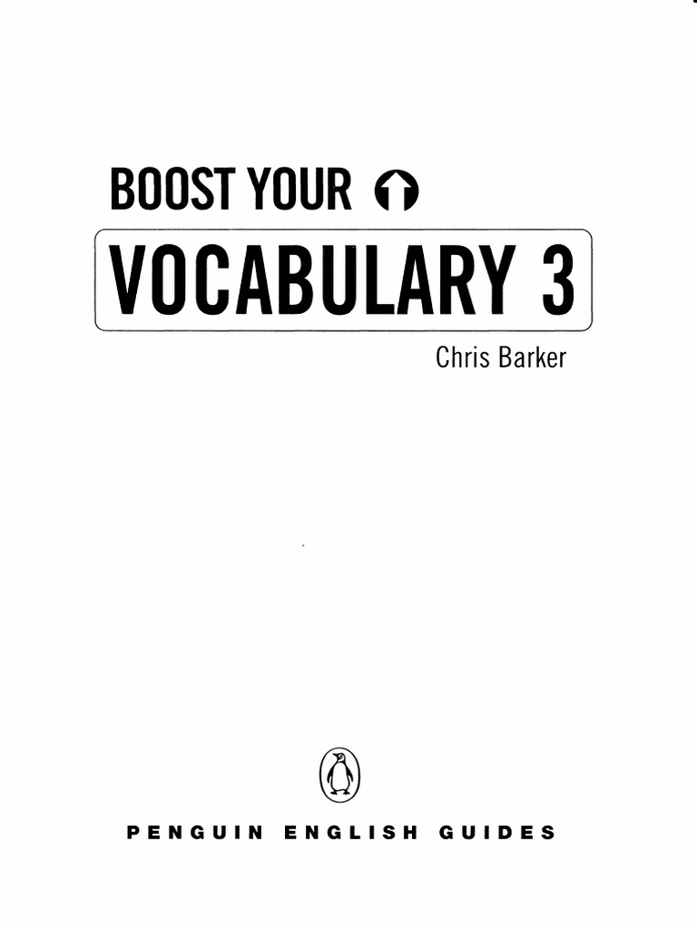 Boost Your Vocabulary 3 | PDF