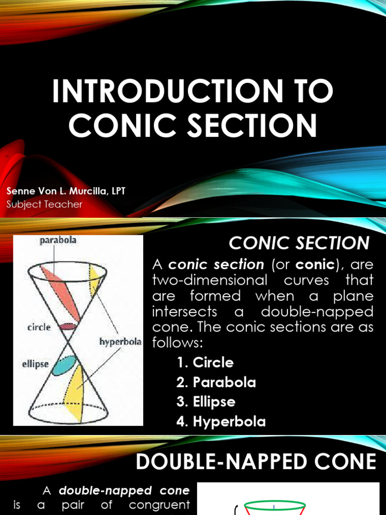 1 Introduction to Conic Section | PDF
