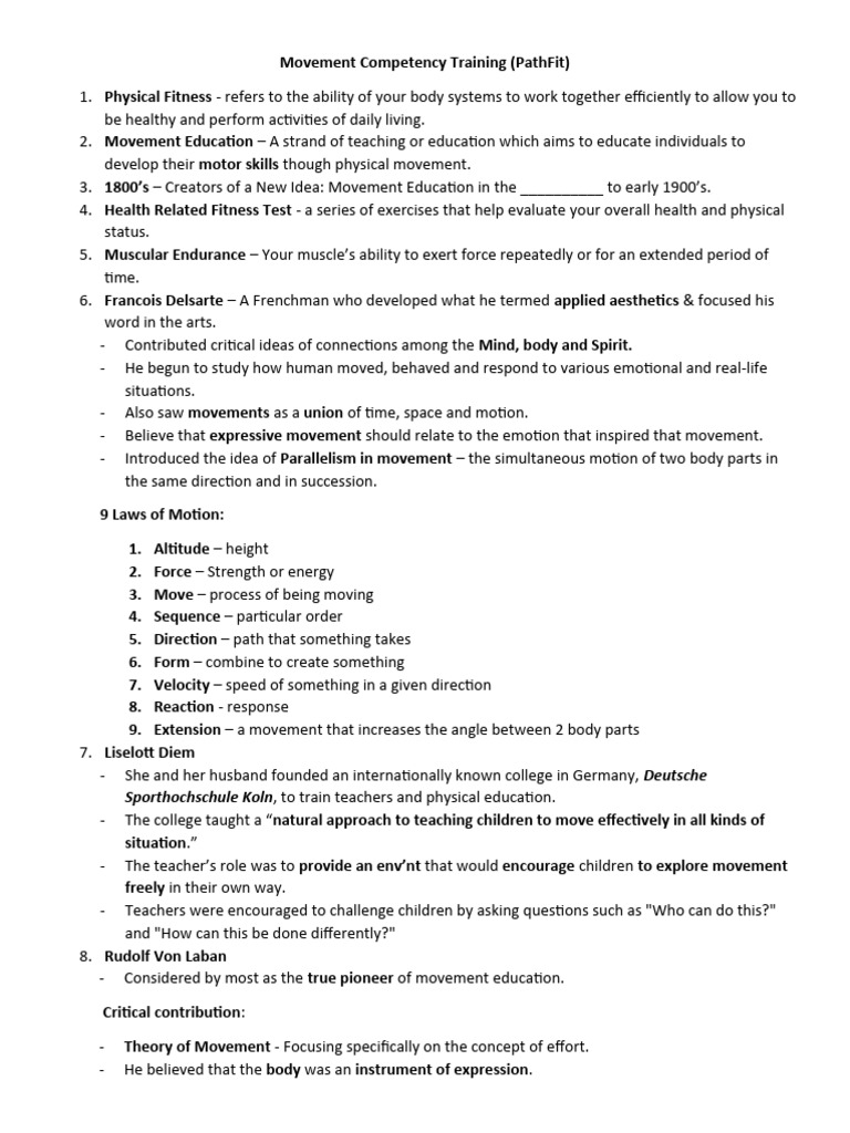 Movement Competency Training | PDF