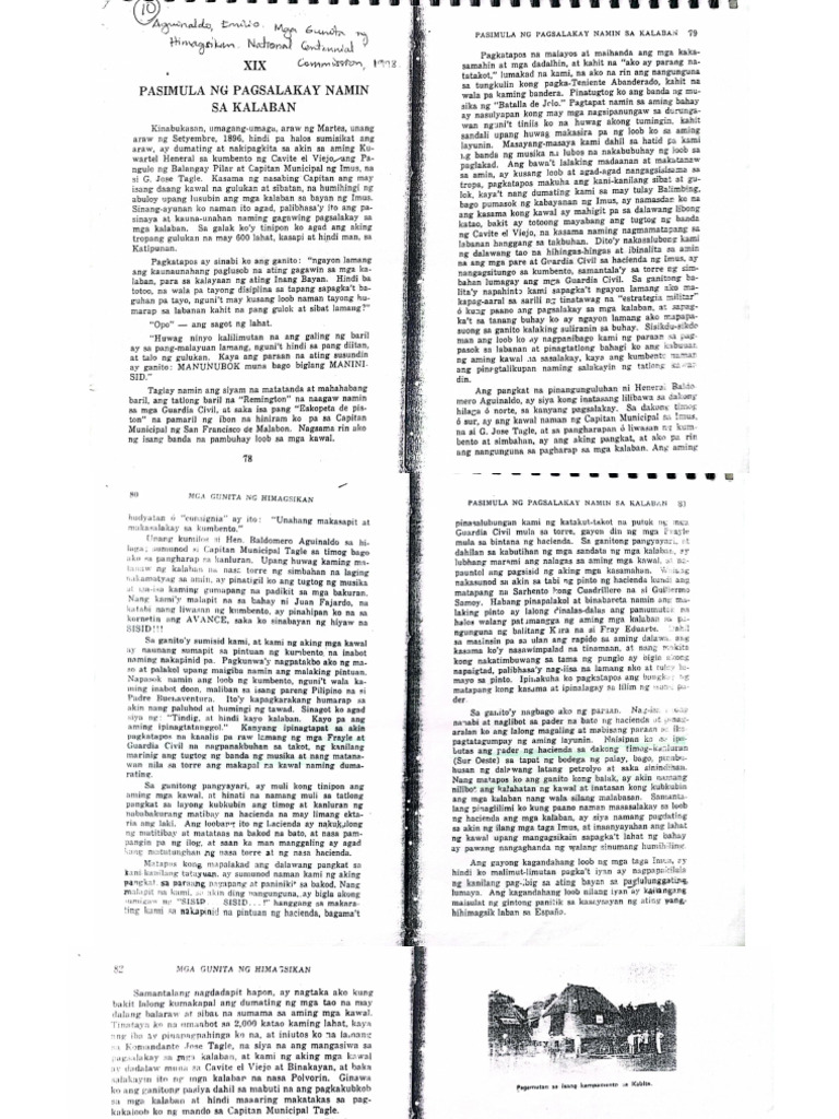 Mga Gunita NG Himagsikan | PDF Mga Gunita NG Himagsikan | PDF