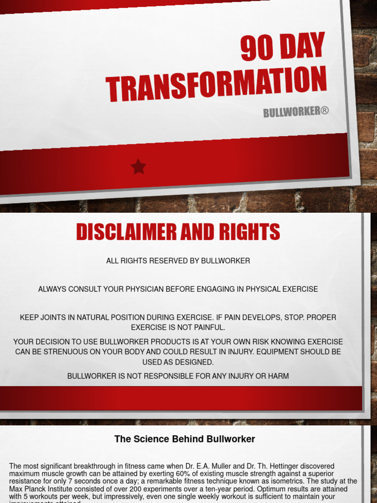 90 Day Transformation Week 1 | PDF