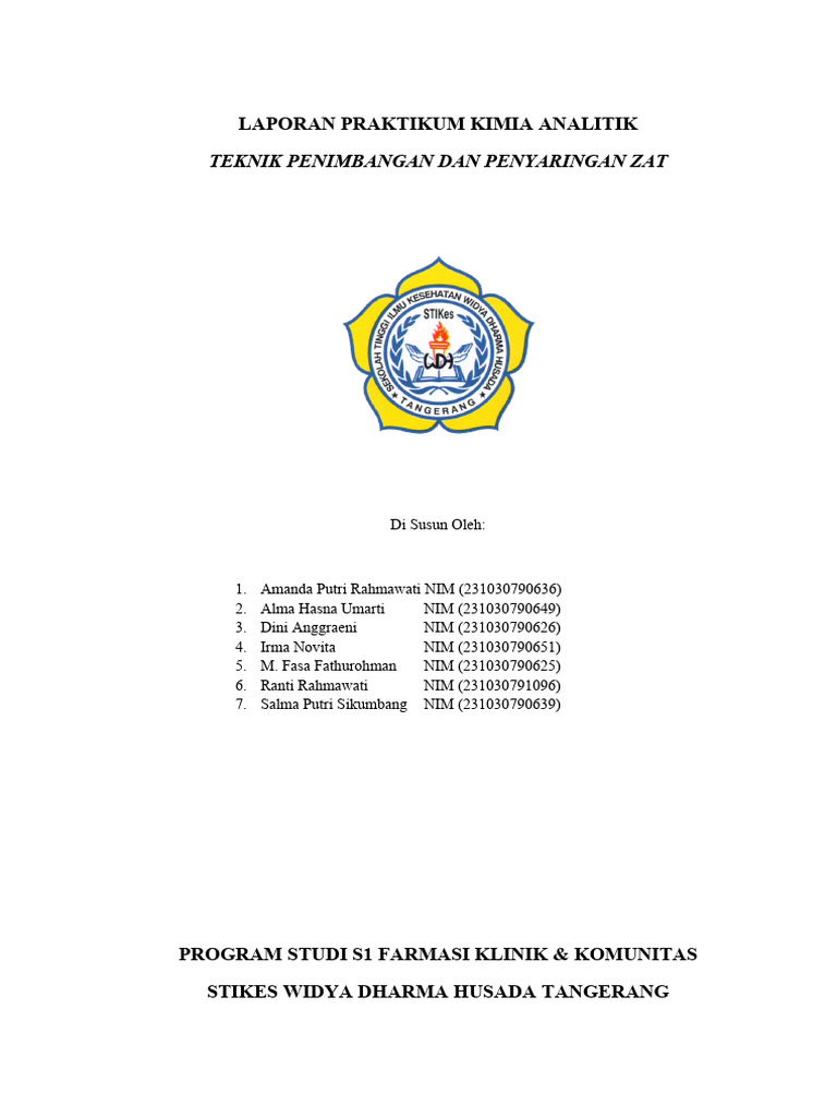 Laprak Kimia Analitik | PDF