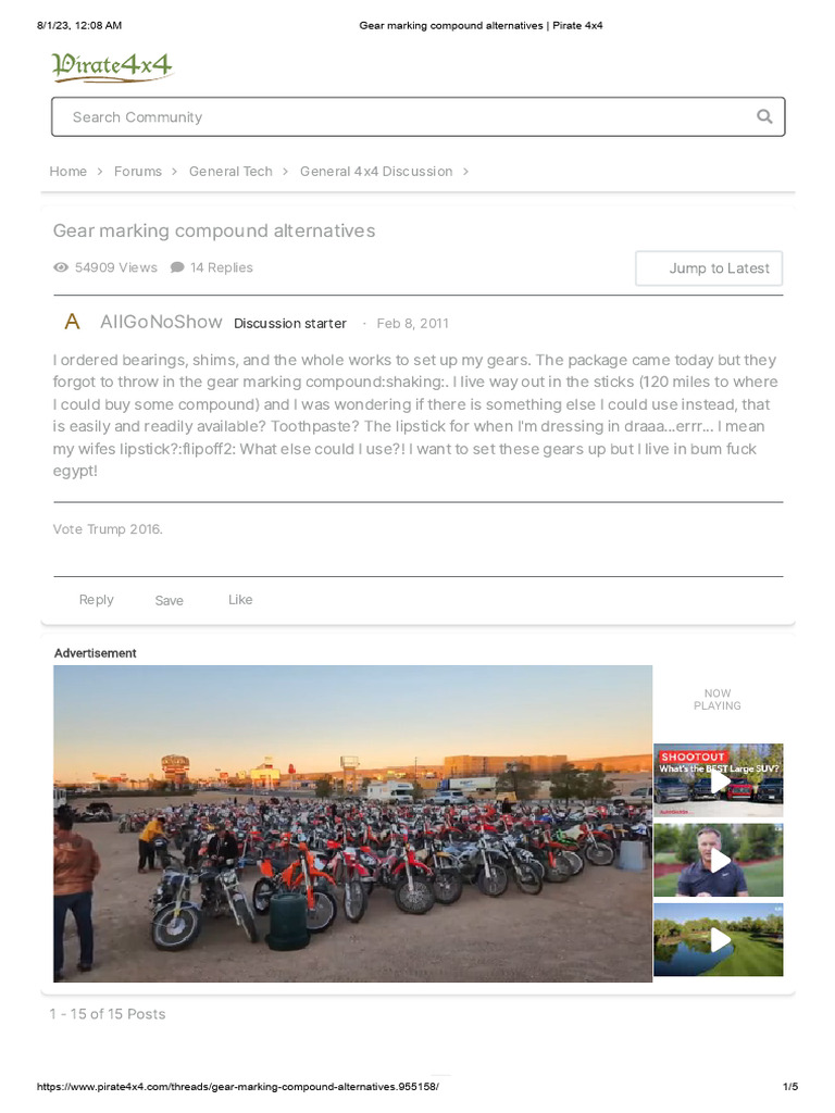 Gear Marking Compound Alternatives | PDF