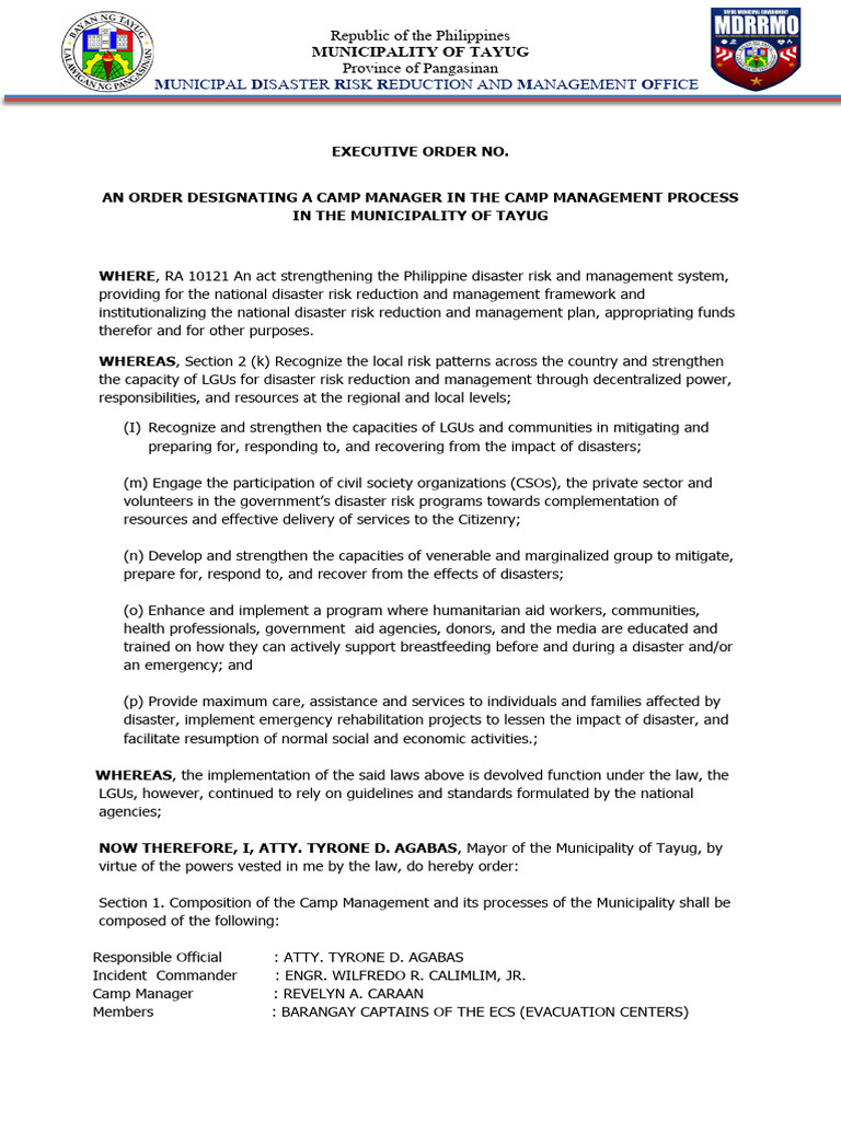 Executive Order No 17, S. 2021 | PDF
