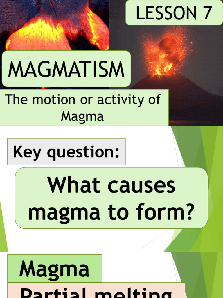 Q1 Lesson 7 Magmatism | PDF