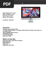 2006 iMac Technical Specifications | PDF | Apple Inc. | Computer ...