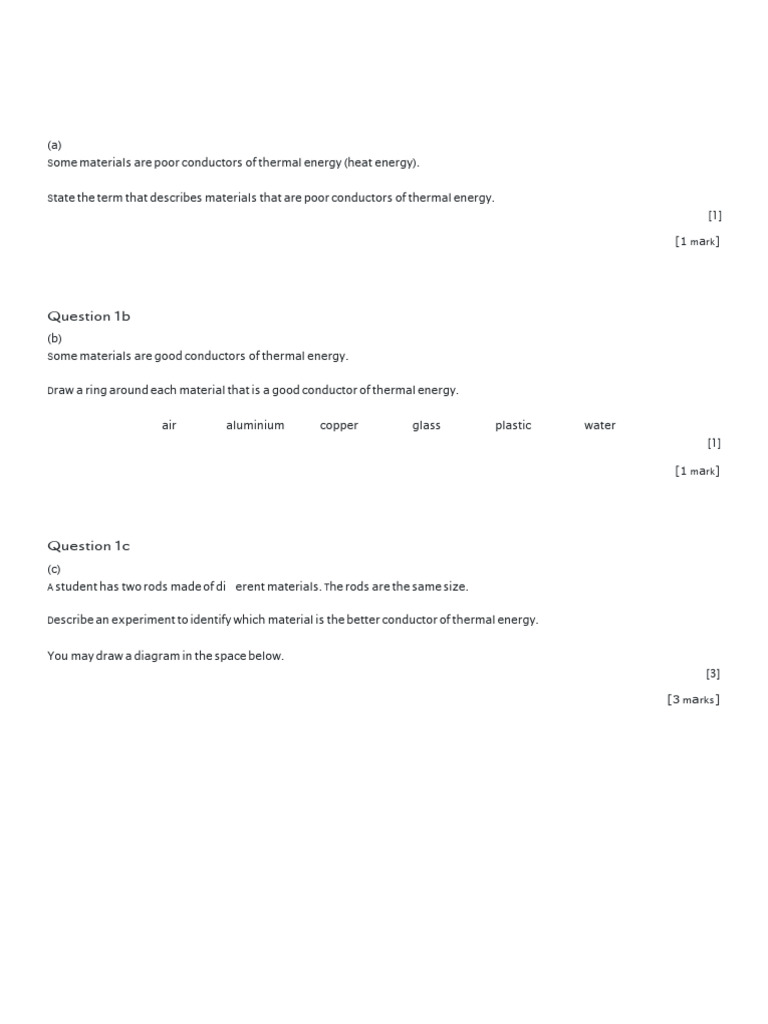 Thermal Physics W2 | PDF