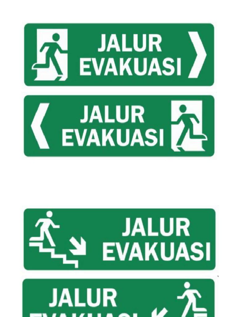 Sticker Jalur Evakuasi & Titik Kumpul | PDF