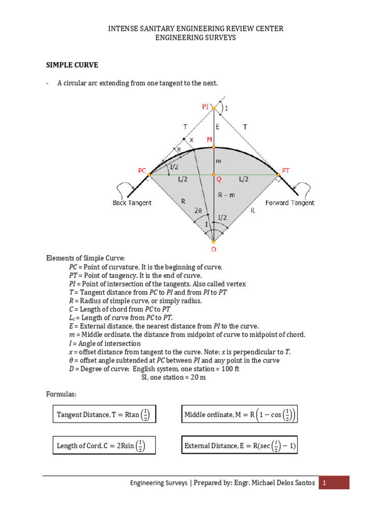 Lecture Material Engineering Surveys | PDF
