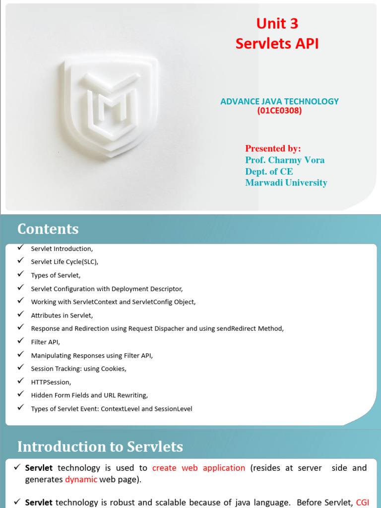 Unit3Servlet API PDF 2023 09 15 14 24 42 | PDF