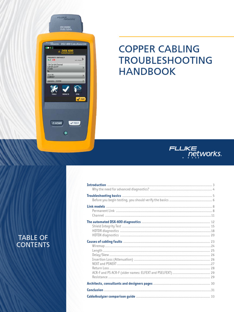Fluke_copper_cabeling_troubleshooting | PDF