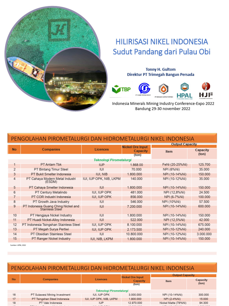 Tonny Gultom - Harita Nickel | PDF