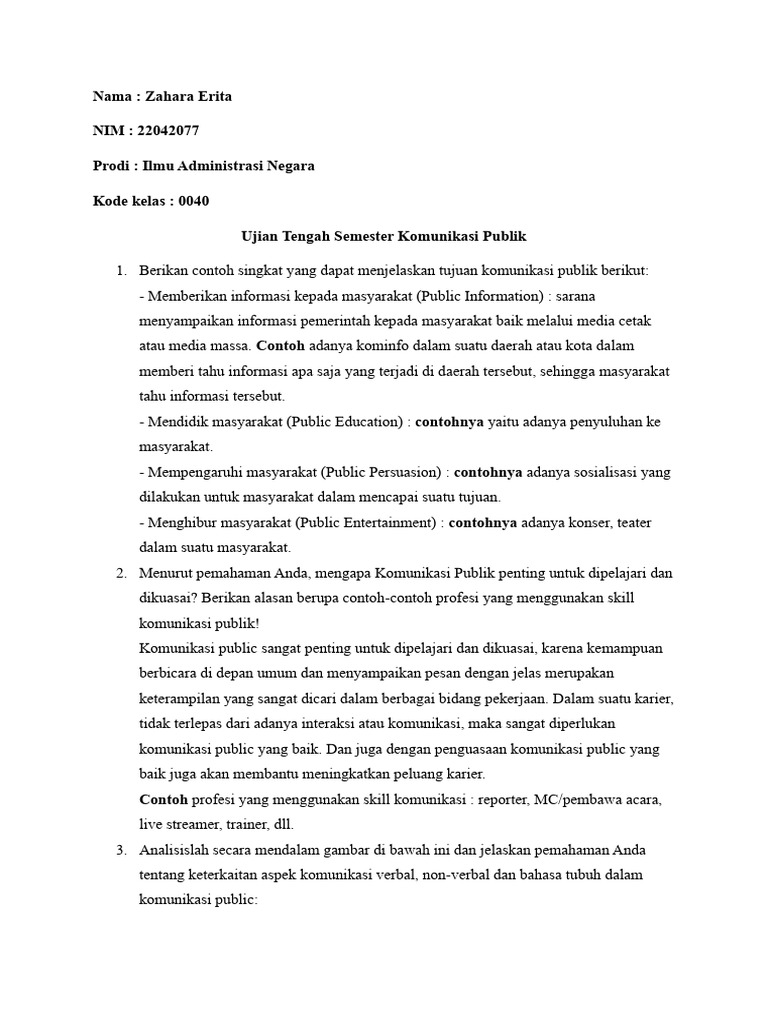 Zahara Erita - 22042077 - 040 - UTS KOMPUB | PDF