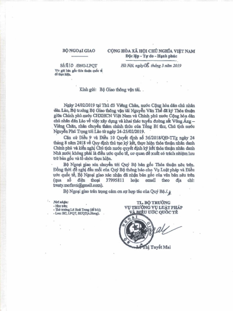 190308. Vb810-BNG=Thoa Thuan Quoc Te | PDF