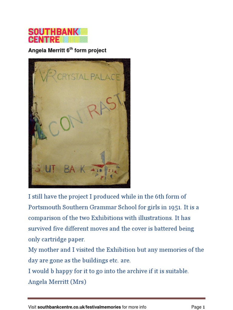 Angela Merritt 6th Form Project | PDF | Poetry