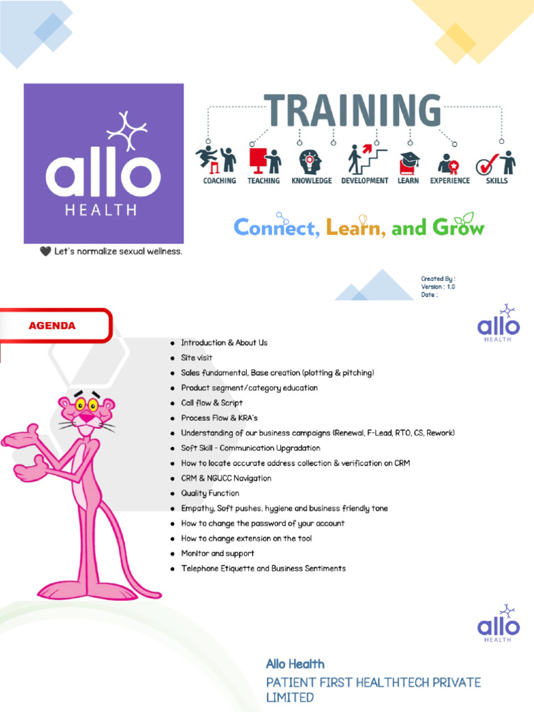 Allo Health Care - Training Plotter | PDF