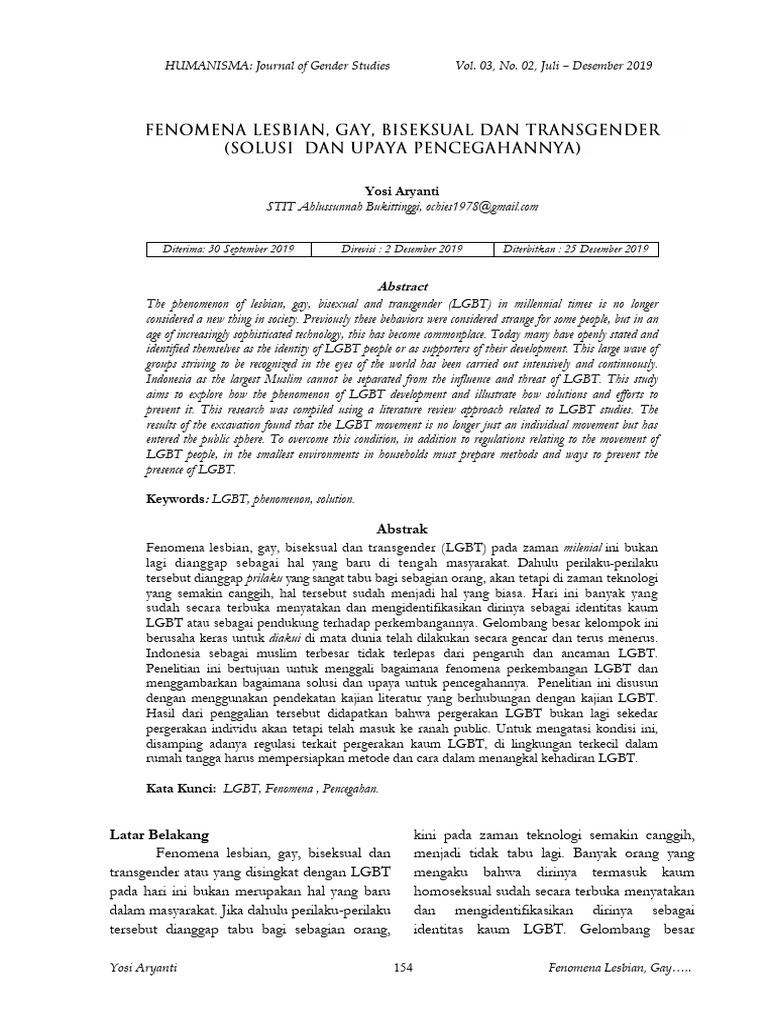 Fenomena_Lesbian_Gay_Biseksual_Dan_Trans (1) | PDF