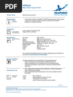 PR143 Epoxy Primer: Product Description | PDF | Epoxy | Shelf Life