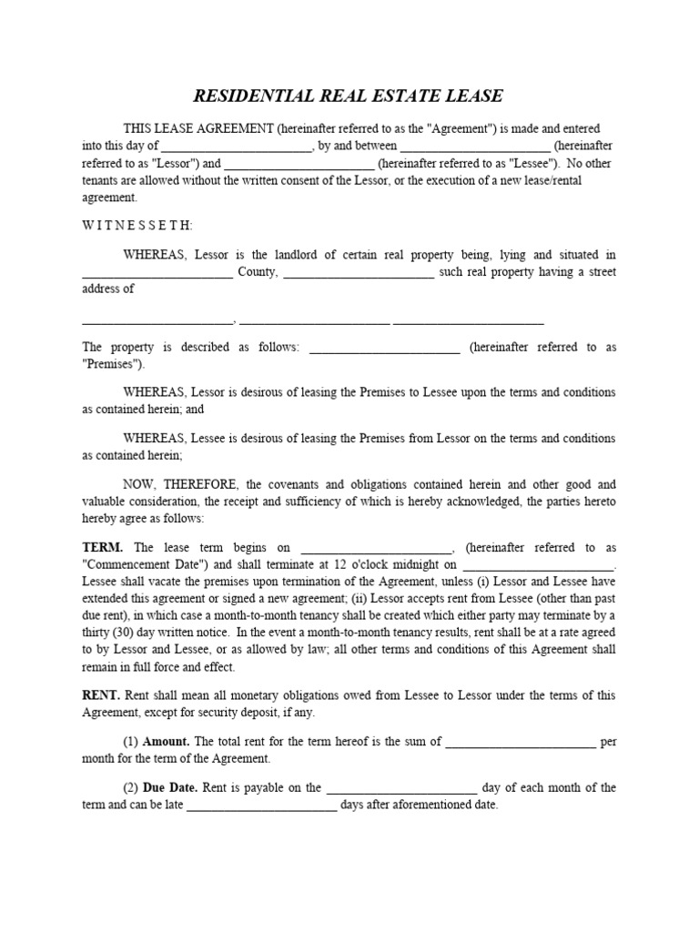 Commercial Lease Agreement | PDF | Lease | Assignment (Law)