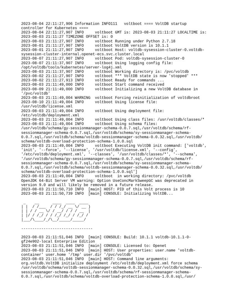 Voltdb 3session Cluster 3 Voltdb | PDF