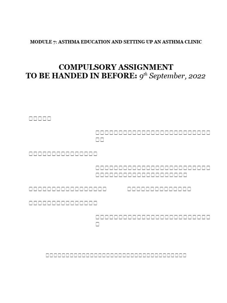 Completed MODULE 7 Assignment | PDF
