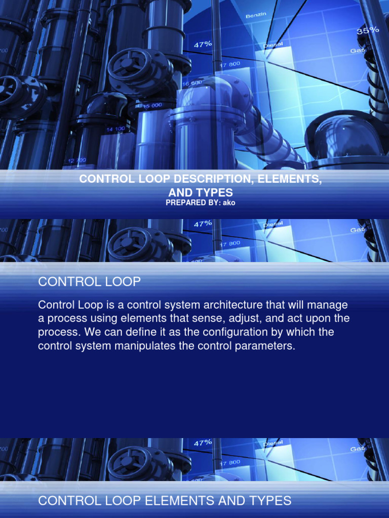 Control Loop Description Elements And Types Pdf Home And Garden Science And Mathematics 