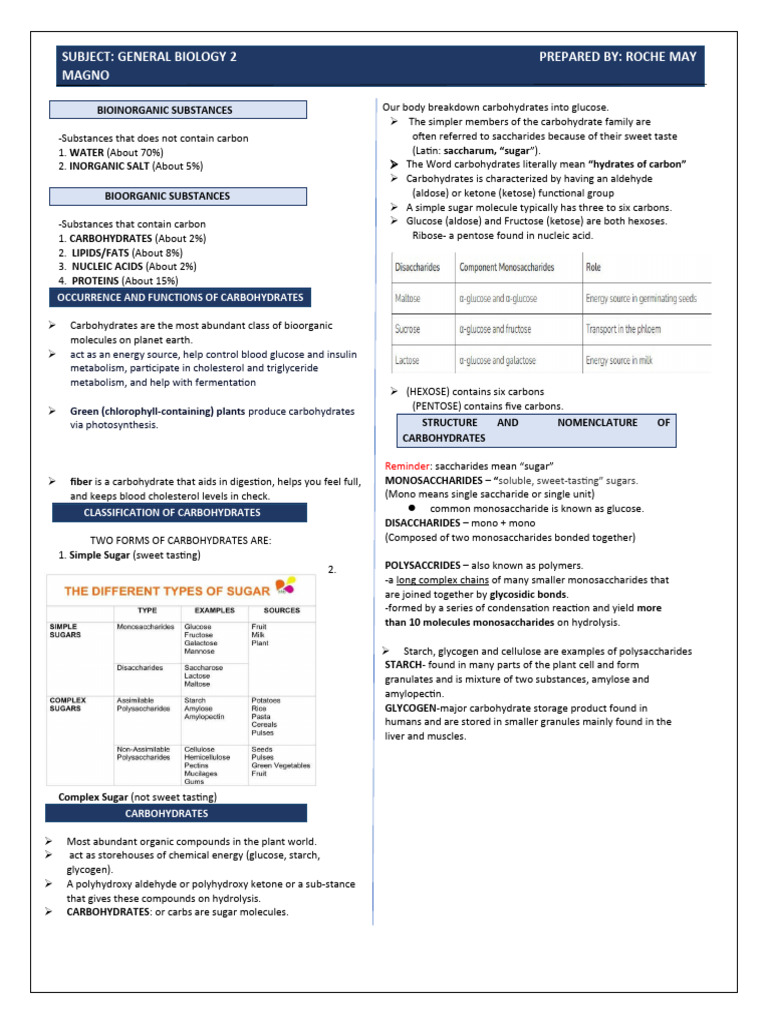 Biology 2 Notes | PDF