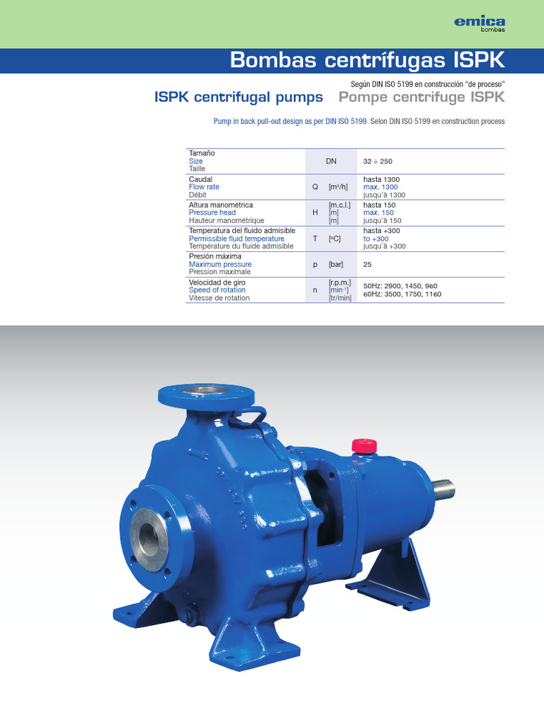 Catalogue Pompe Ispk | PDF