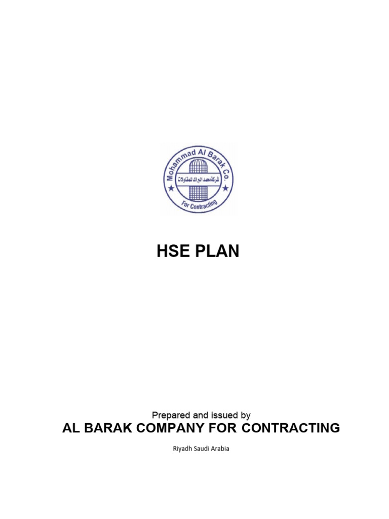HSE Plan | PDF