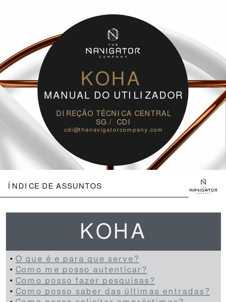 NVG KOHA Manual Basico de Acesso e Pesquisa | PDF