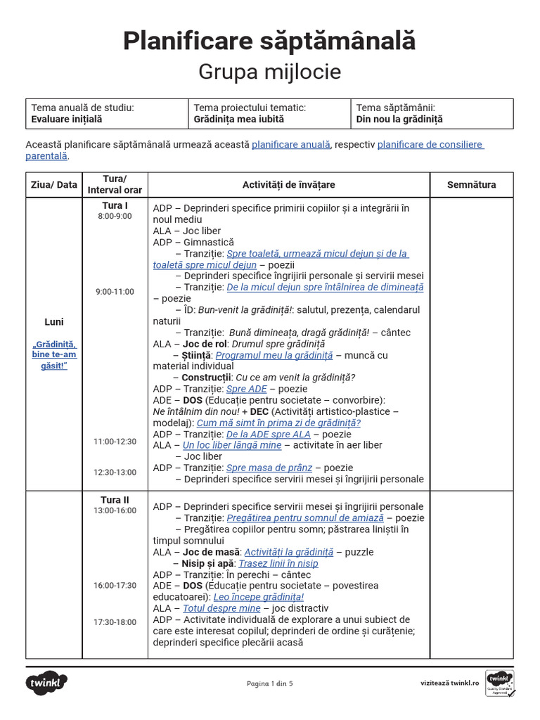 Ro1 MC 1691128773 Din Nou La Gradinita Model de Planificare Saptamanala Grupa Mijlocie - Ver - 3 ...