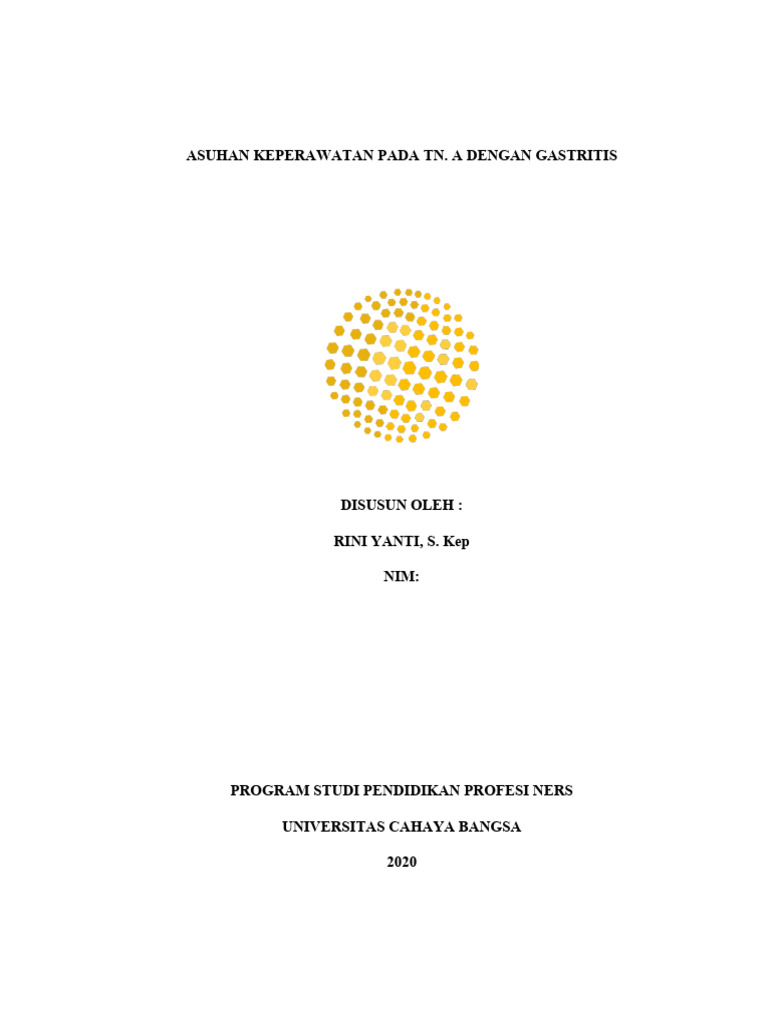 Stase Gerontik Askep Gerontik Dengan Gastritis | PDF