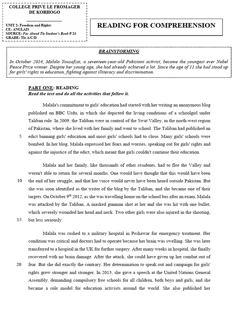 Unit 2 TACD READING | PDF