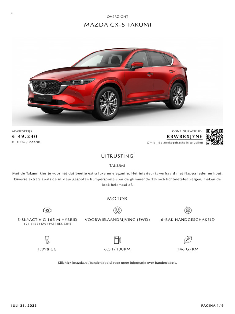 Mazda Car Configurator | PDF