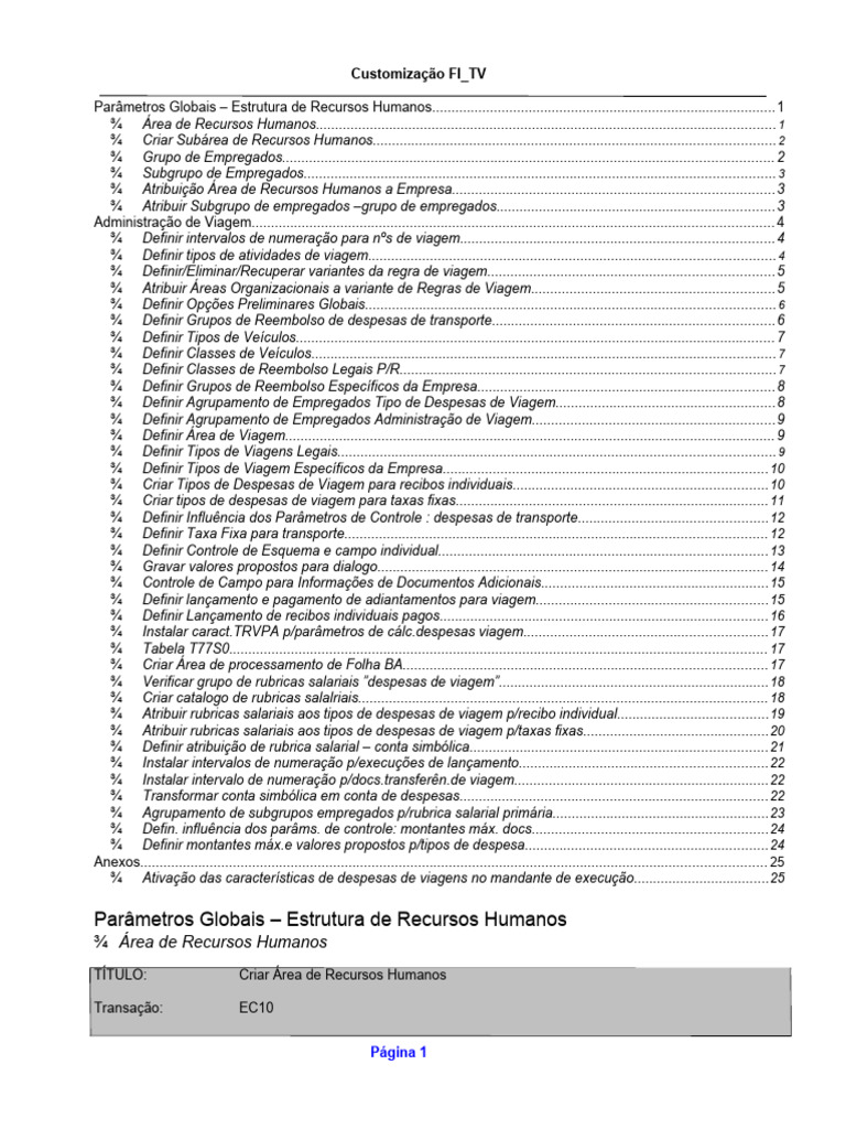 Parametrizacao de FI TV | PDF Parametrizacao de FI TV | PDF