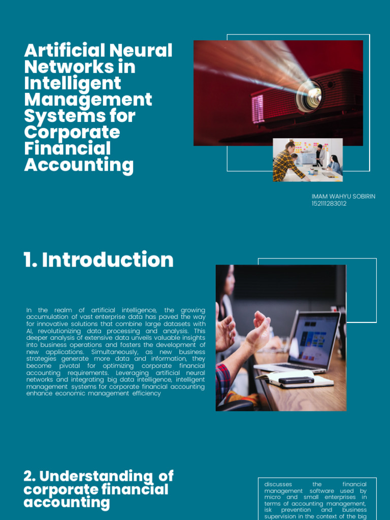 Enhancing Corporate Financial Accounting With Artificial Neural Networks An Intelligent ...